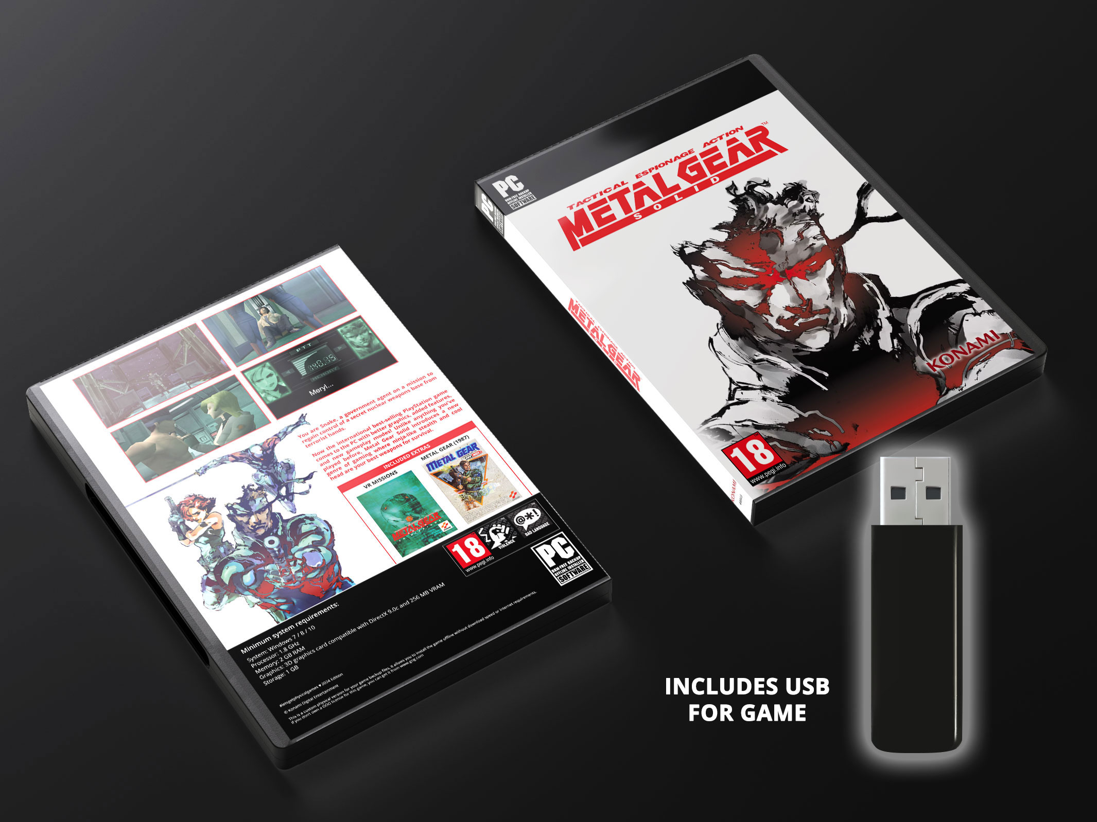 Metal Gear Solid (PC-USB) – Let's Get Physical Games
